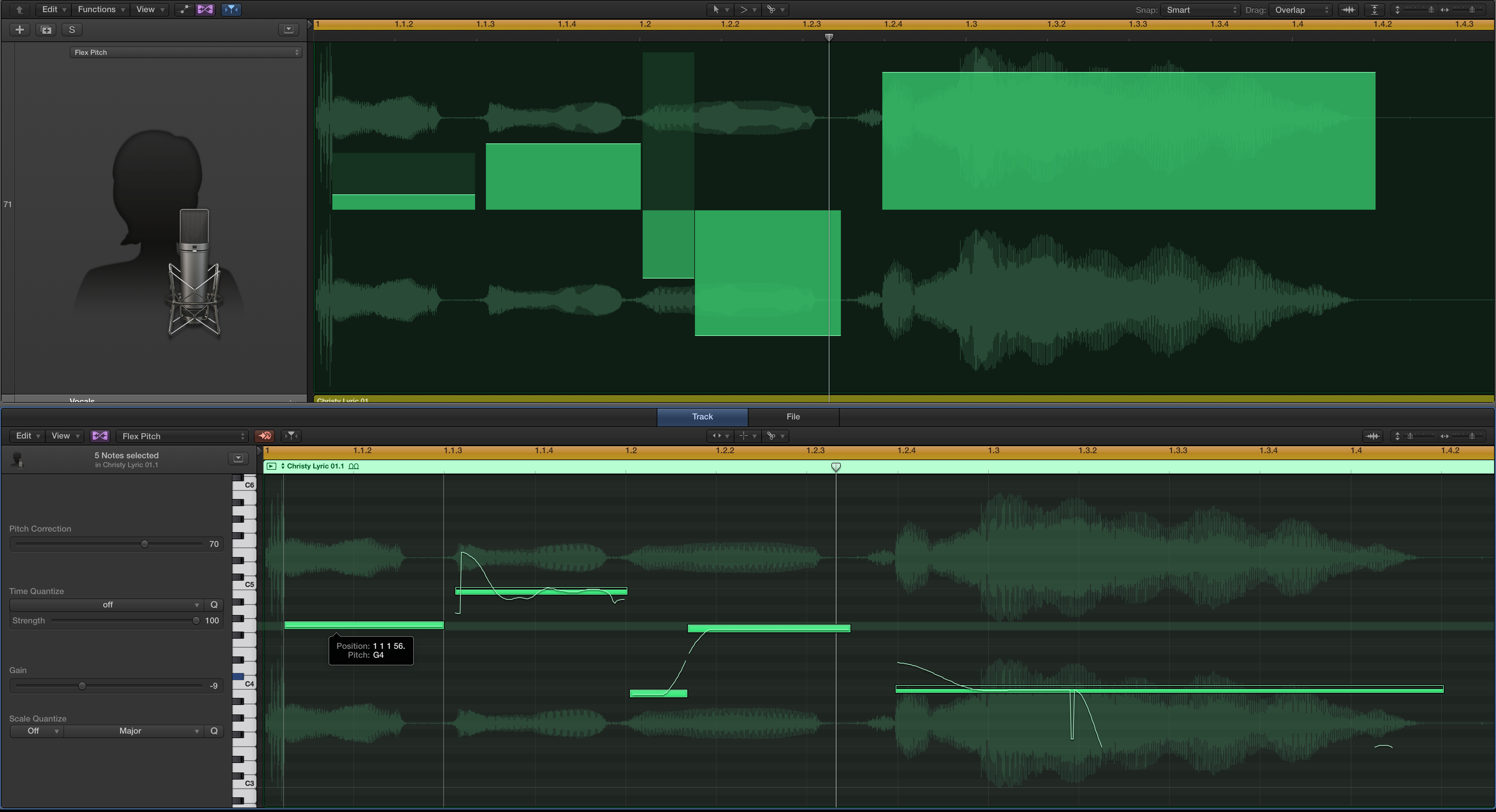 The Logic Pros: Time compression and pitch correction with Logic's ...