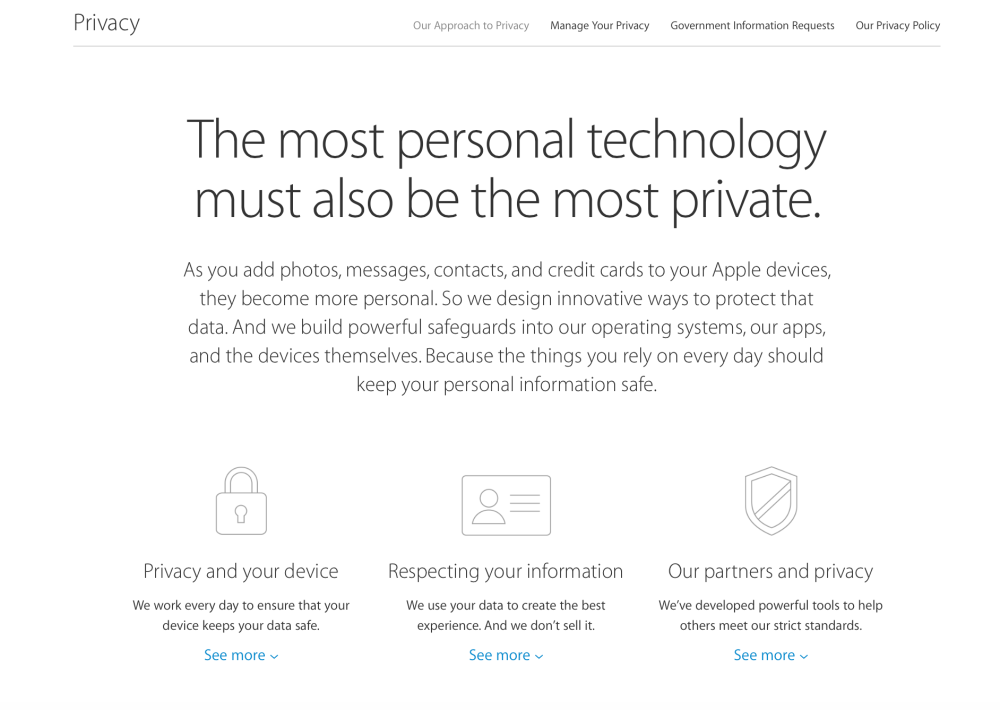 Apple updates Privacy website with details on latest iOS 9 and iPhone ...