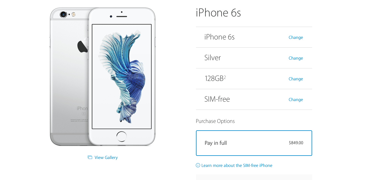 Apple begins selling unlocked, SIM-free iPhone 6s & 6s Plus - 9to5Mac