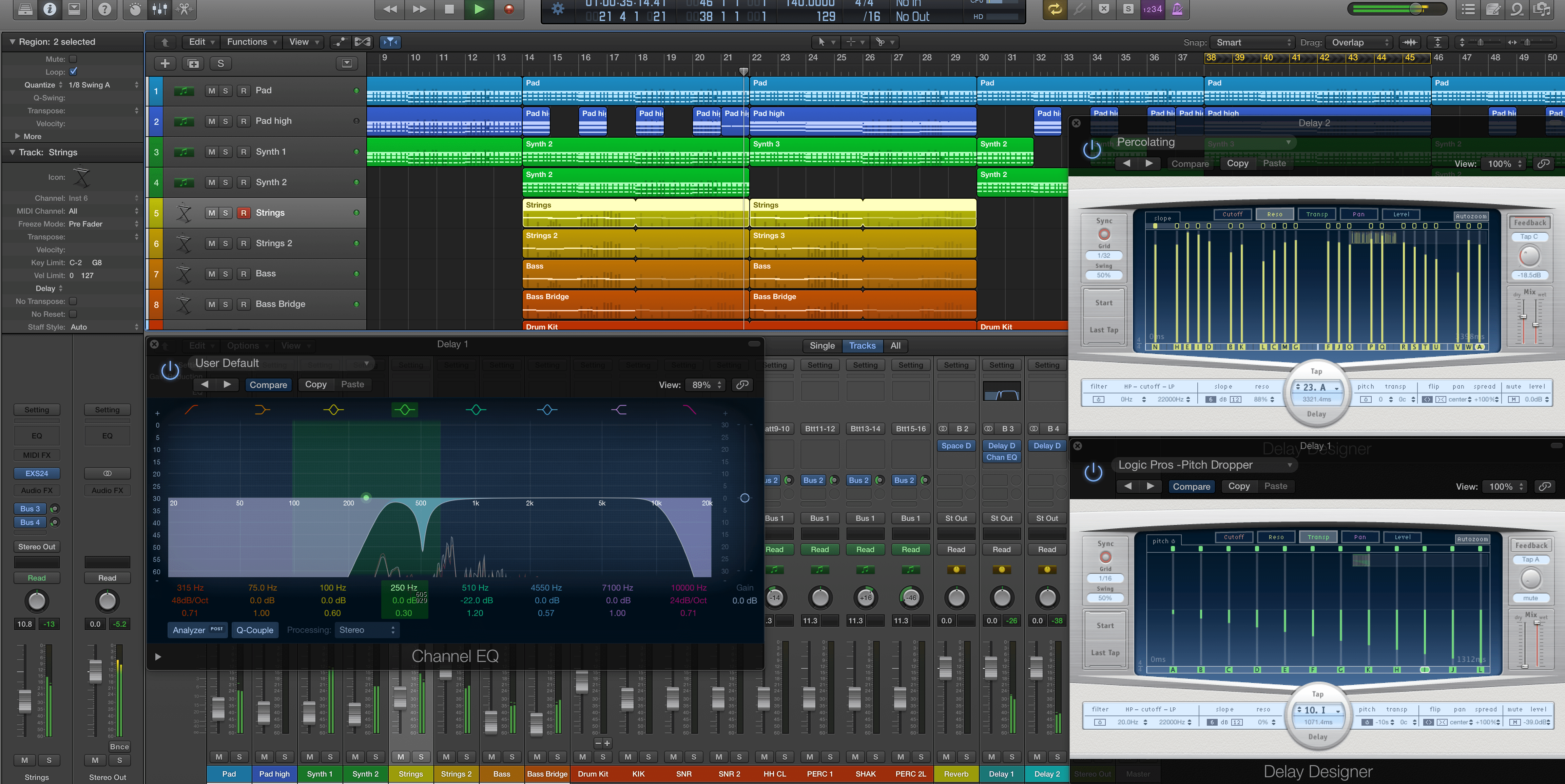 The Logic Pros: Creating precise multi-tap delay/echo patterns with ...