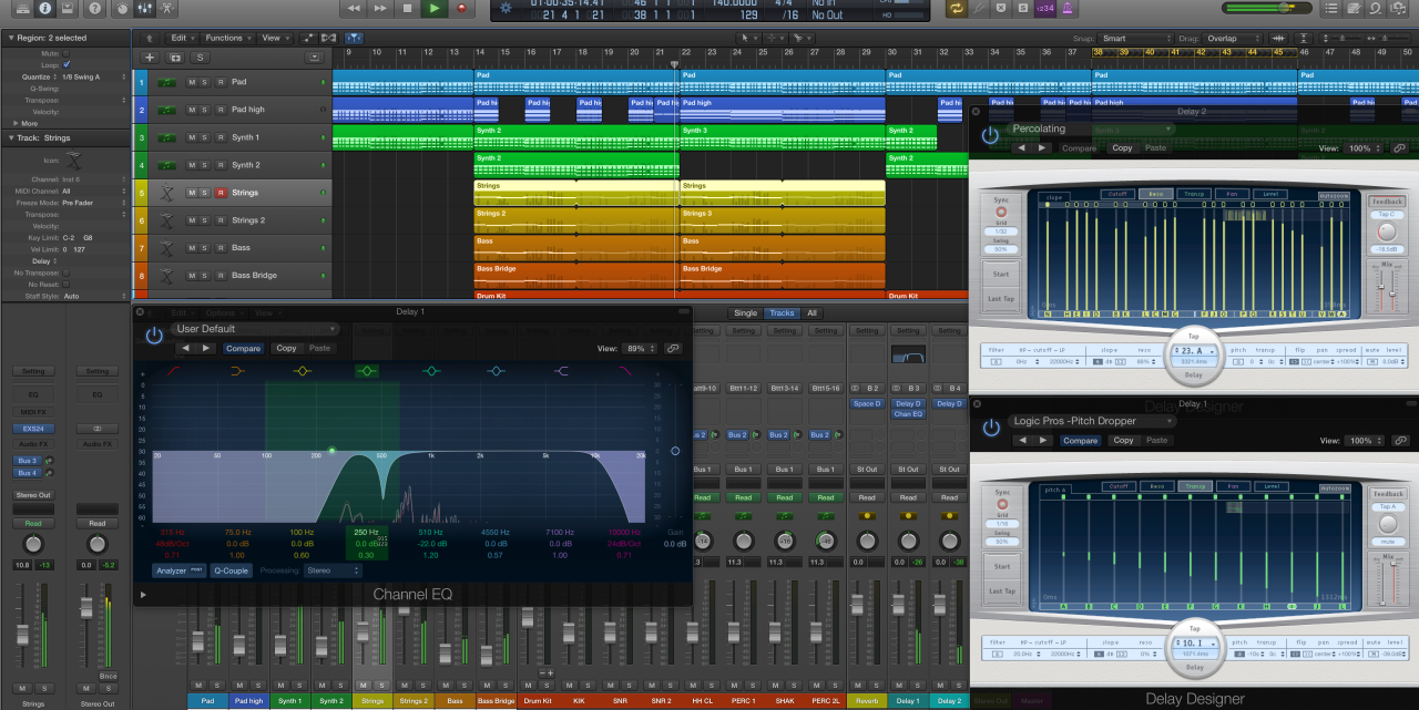 The Logic Pros: Creating precise multi-tap delay/echo patterns with ...