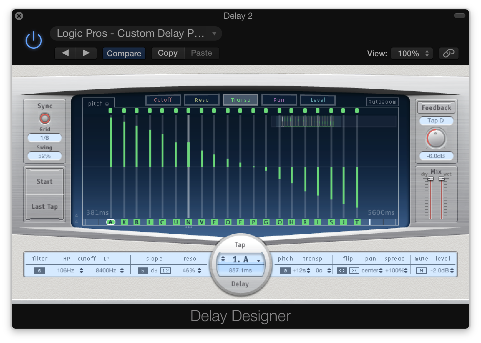 The Logic Pros: Creating precise multi-tap delay/echo patterns with ...