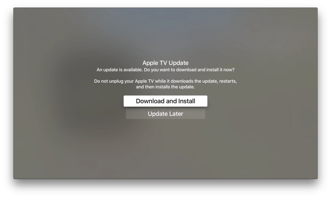 Apple releases first tvOS software update for the 4th-gen Apple TV ...