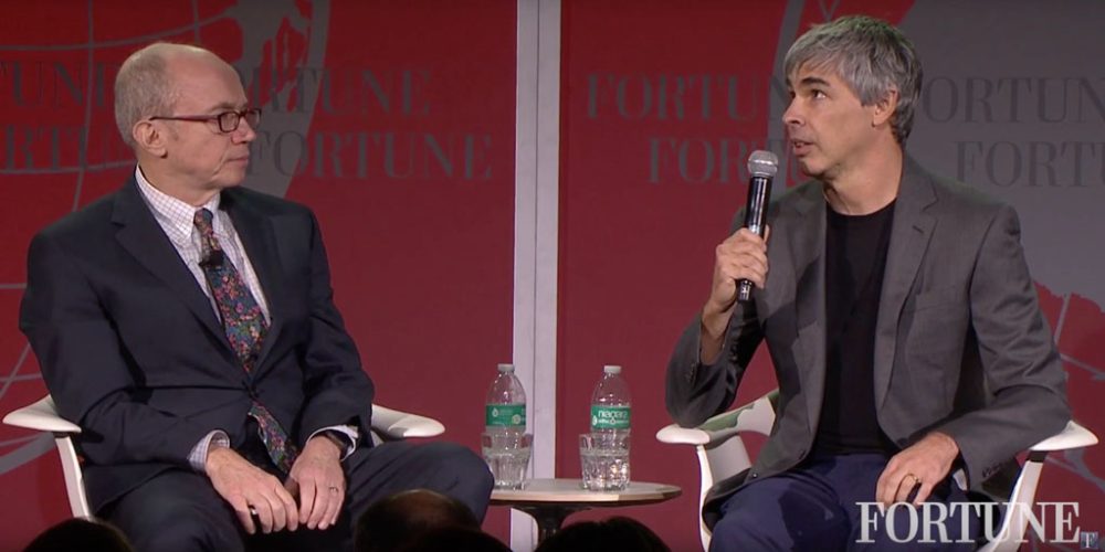 Speaking in his first major interview since the formation of Alphabet ...
