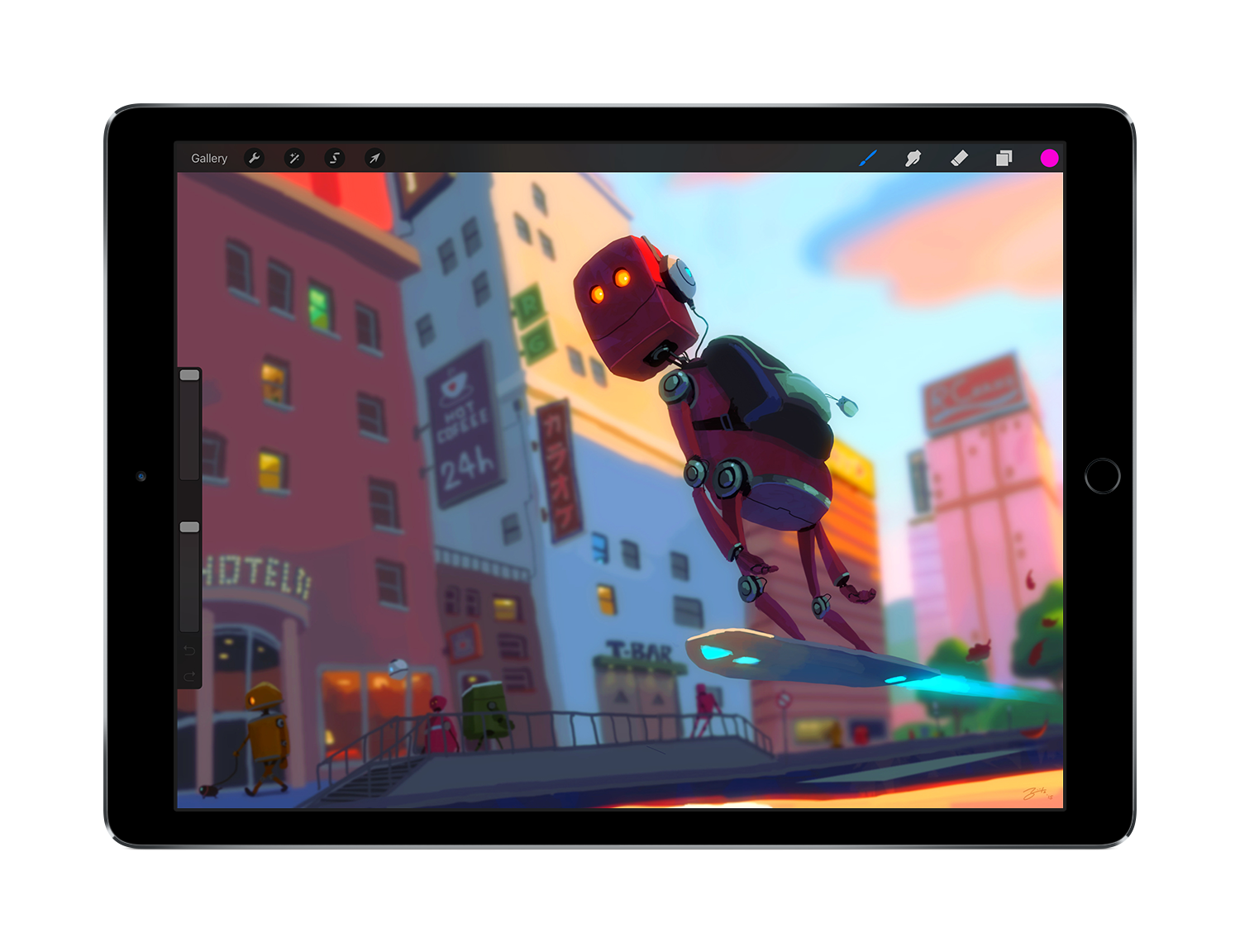 Procreate version 3 adds iPad Pro and Apple Pencil support, new brushes ...