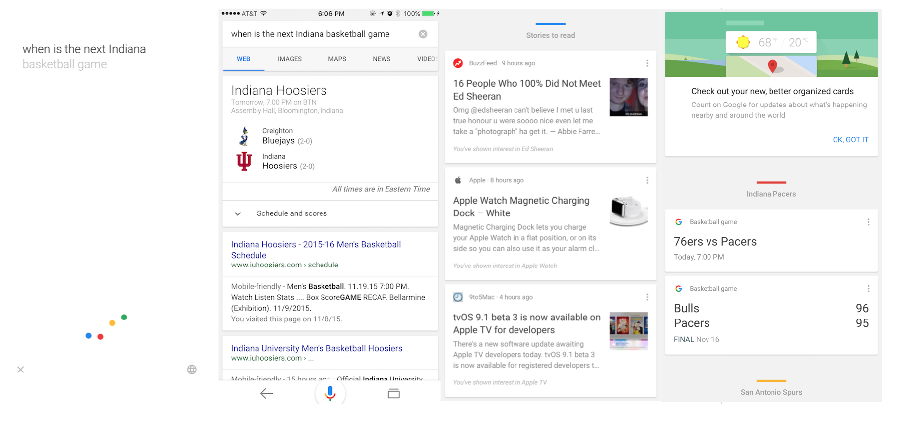 Official Google iOS app updated w/ interface tweaks, better ...