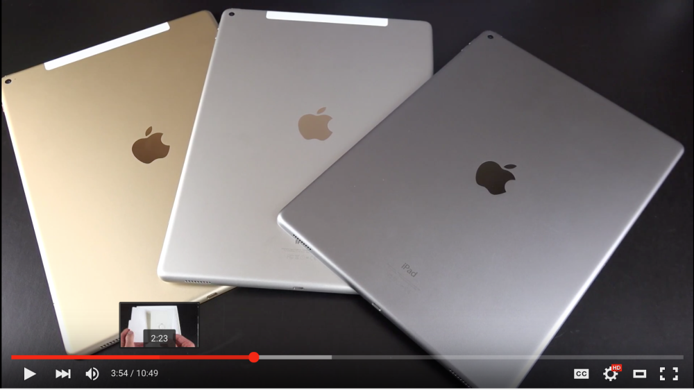 All the iPad Pro colors unboxed at once, compared [video] - 9to5Mac