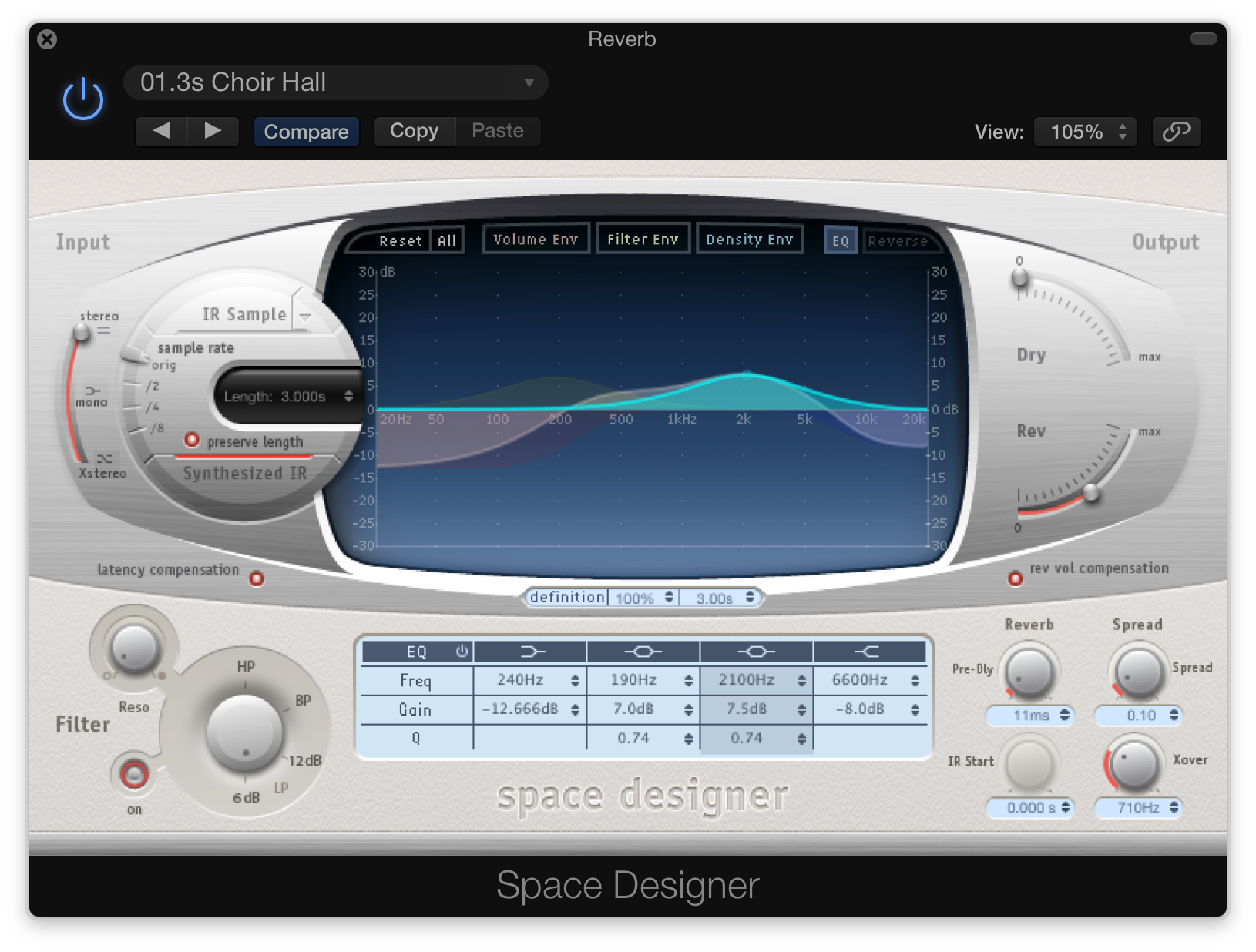 The Logic Pros: Working with Logic's built-in Space Designer ...