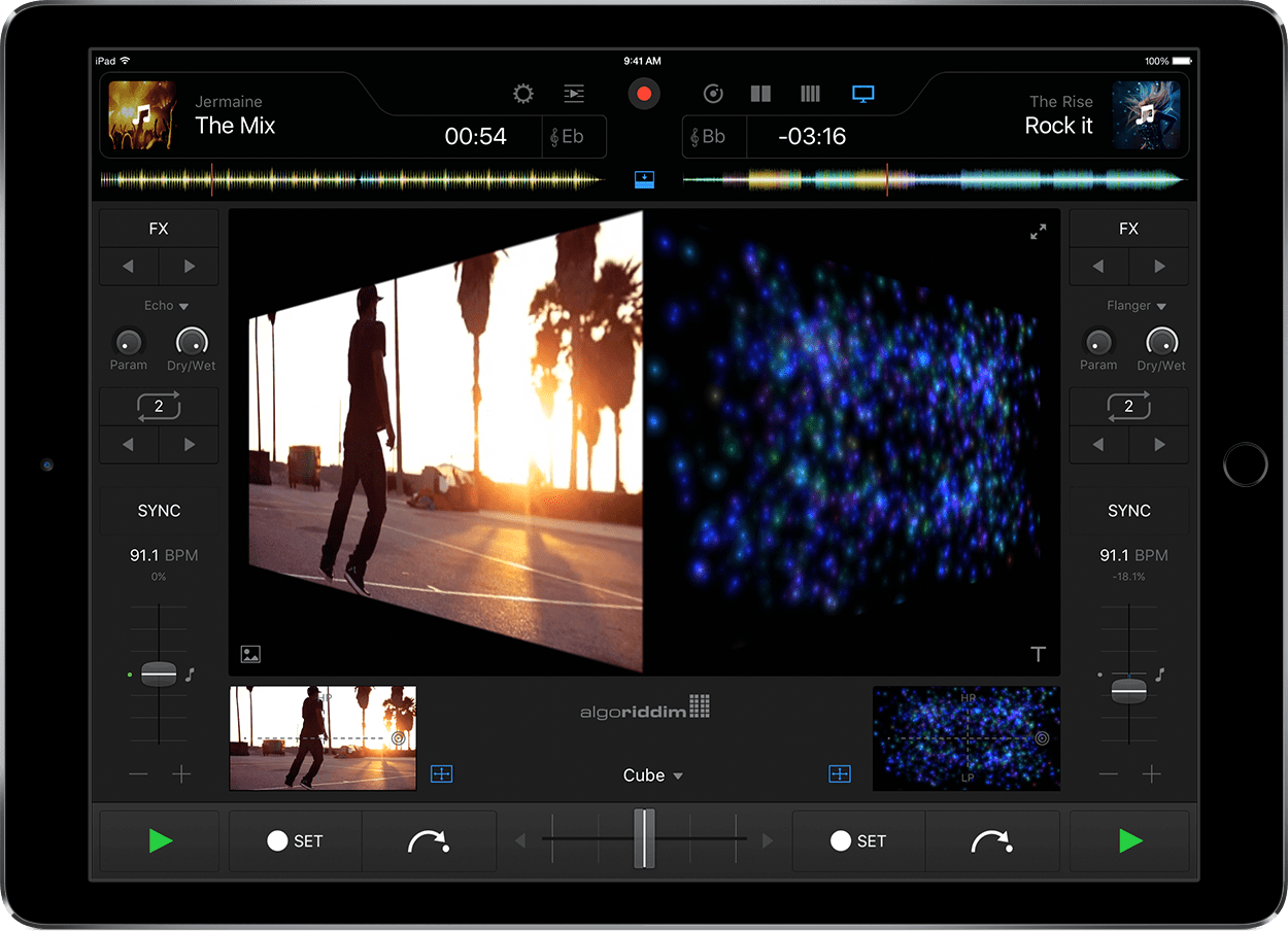 djay Pro lands on the iPad with Split View, tons of keyboard shortcuts ...