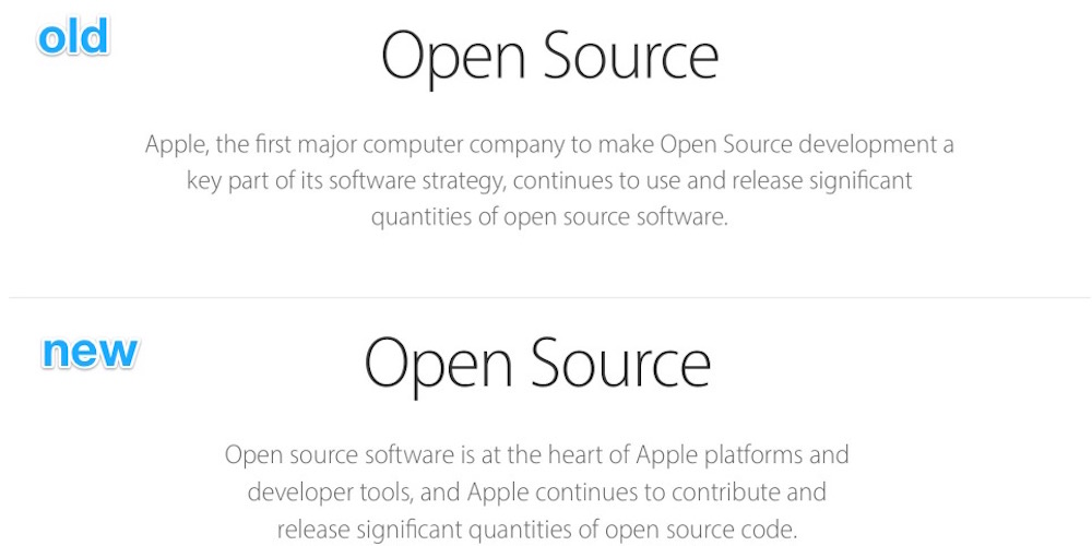 Apple retracts comment that it was first major open source company ...