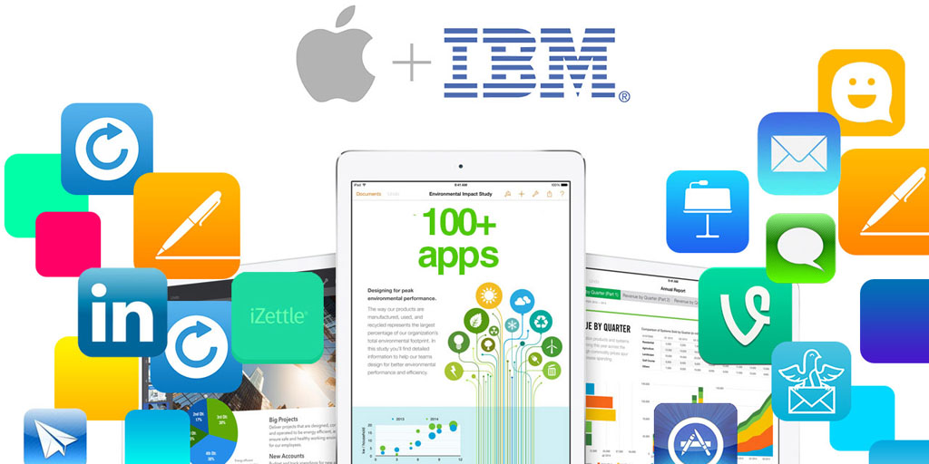 Apple/IBM partnership hits landmark of 100+ apps across 14 industries ...