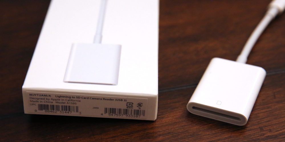 Review: Apple's USB 3 Lightning to SD Card Camera Reader offers only ...