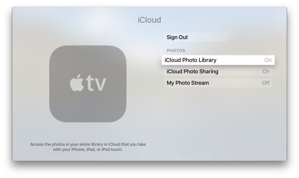 Apple TV gains iCloud Photo Library + Live Photos support with tvOS 9.2 ...