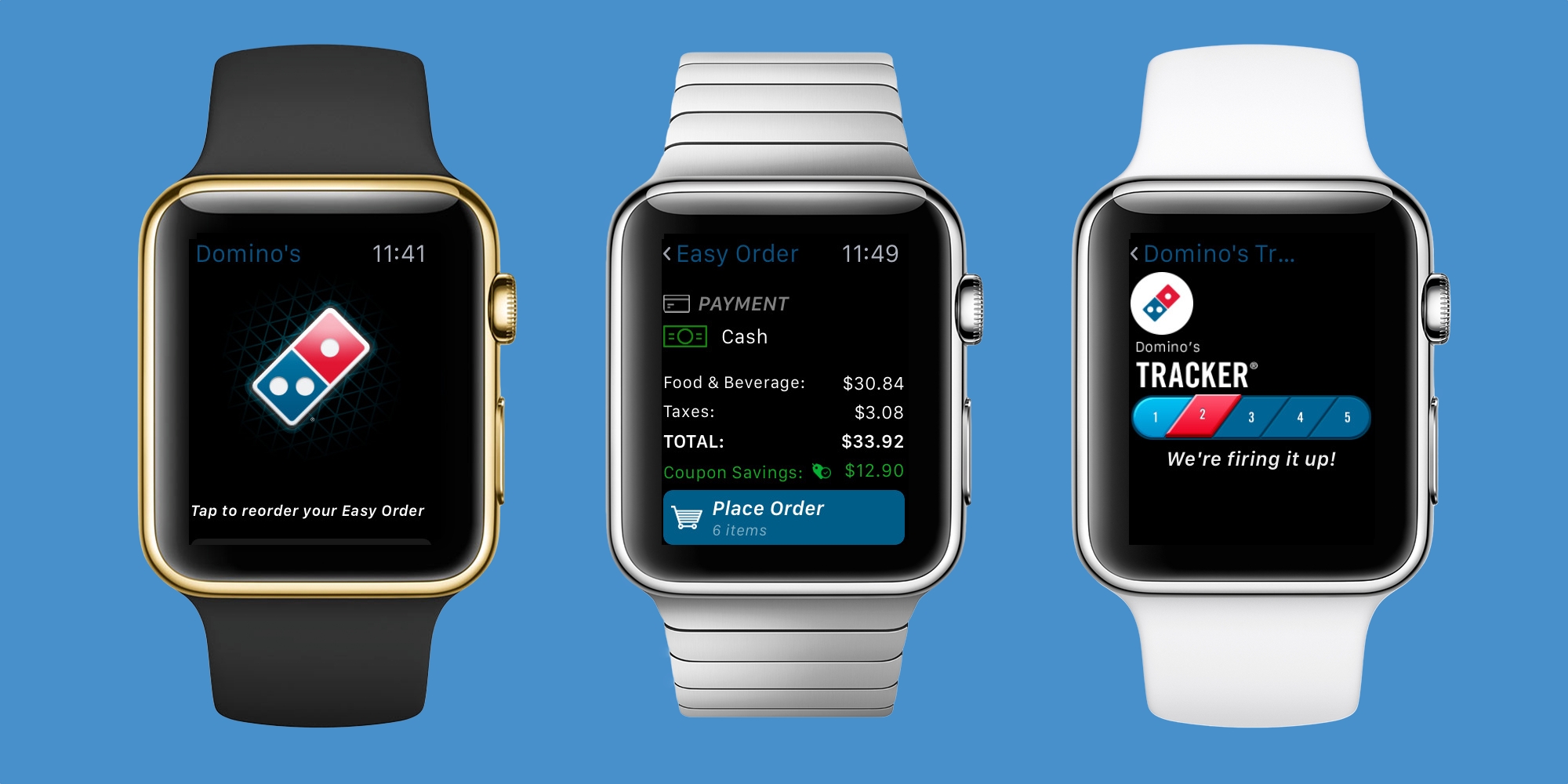 Domino's brings easy pizza ordering to the Apple Watch - 9to5Mac