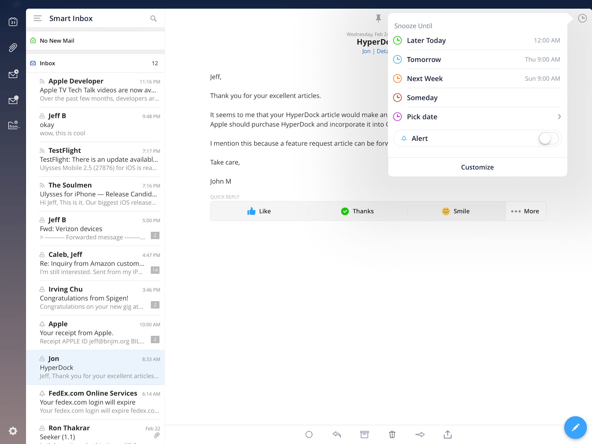 Spark updated with iPad support, account and settings syncing, and ...