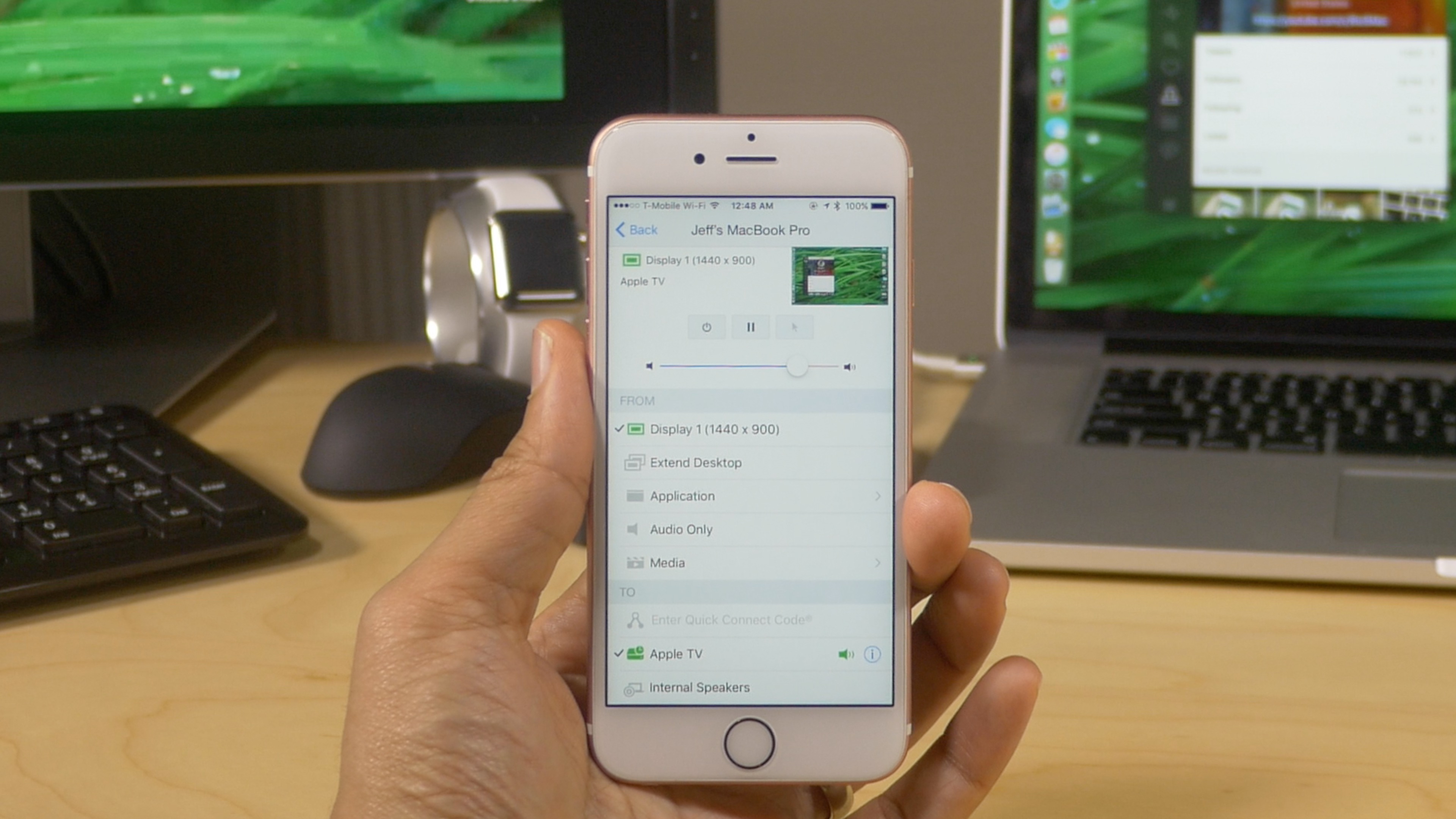 AirParrot Remote lets you remotely control AirParrot 2 from your iPad ...