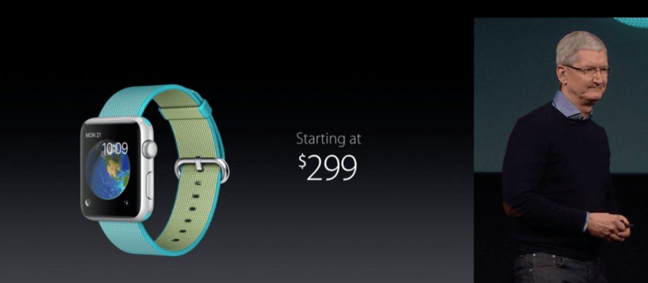 Apple drops Apple Watch price from today, now starting at $299 for 38 ...