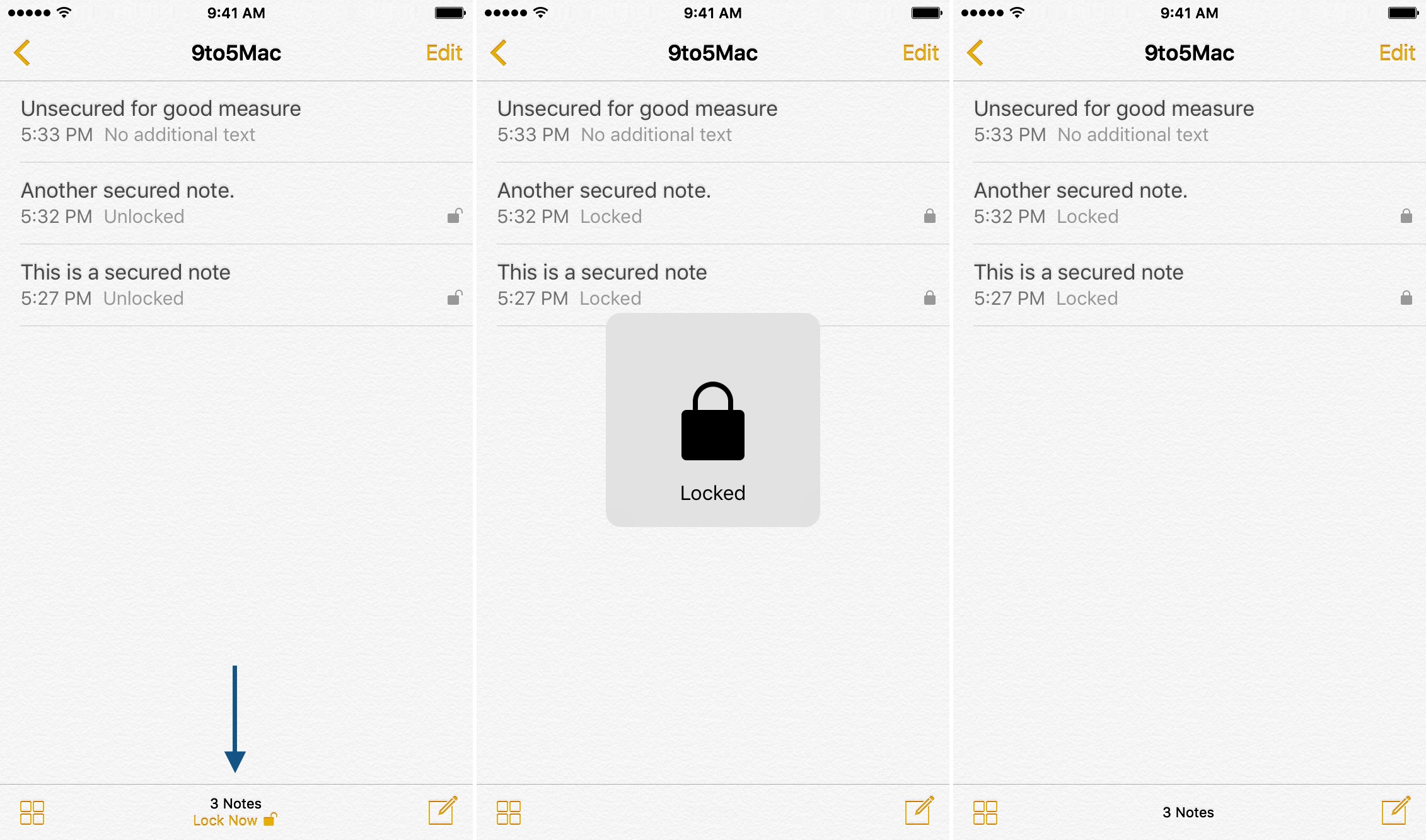 How-To: Set up and use password-protected Notes on iOS 9.3 [Video ...