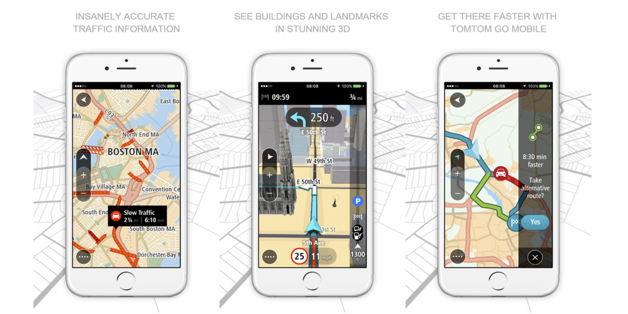 TomTom for iPhone goes free for first 50 miles per month w/ new “GO ...