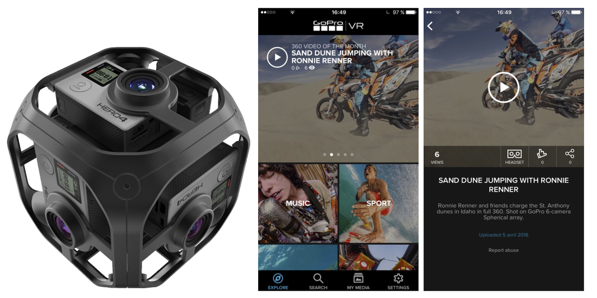 'GoPro VR' mobile app launches for 360-degree & virtual reality content ...