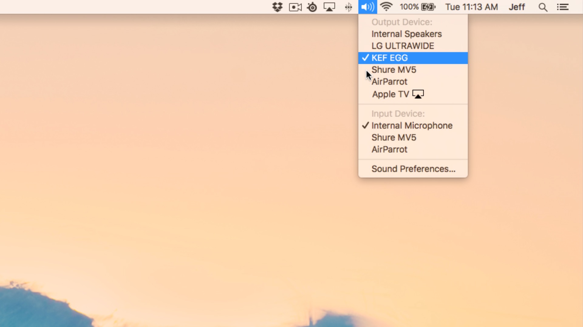 How To Quickly Switch Between Audio Input And Output Options On Os X