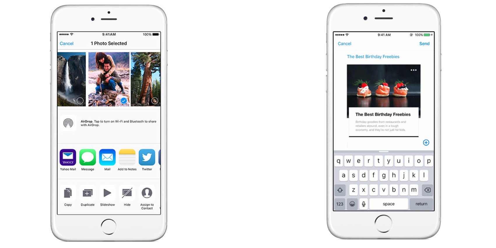 Yahoo Mail for iOS updated with share sheet support, link previews ...