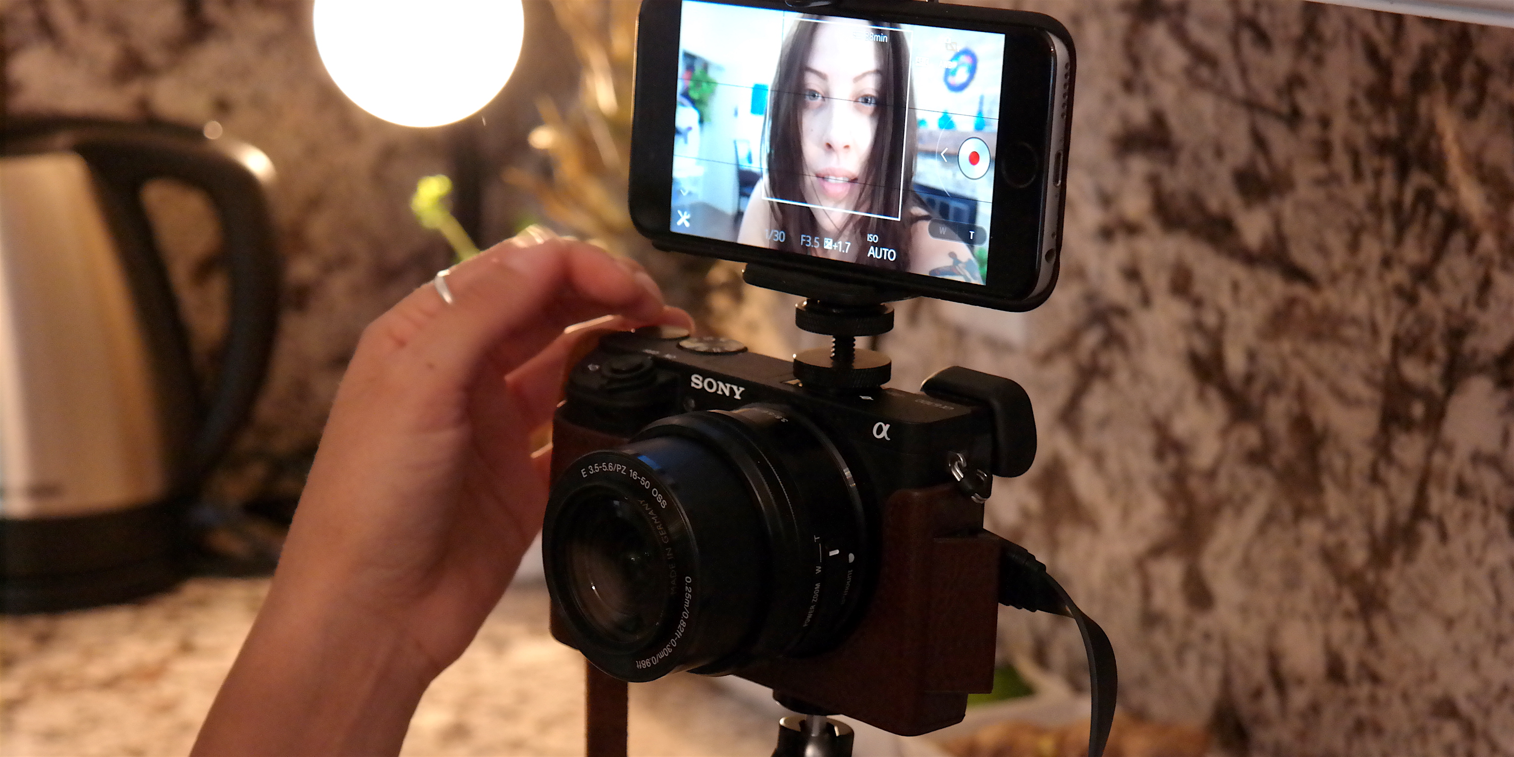 How-To: Make Sony’s a6300 a vlogging camera by using an iPhone as a ...