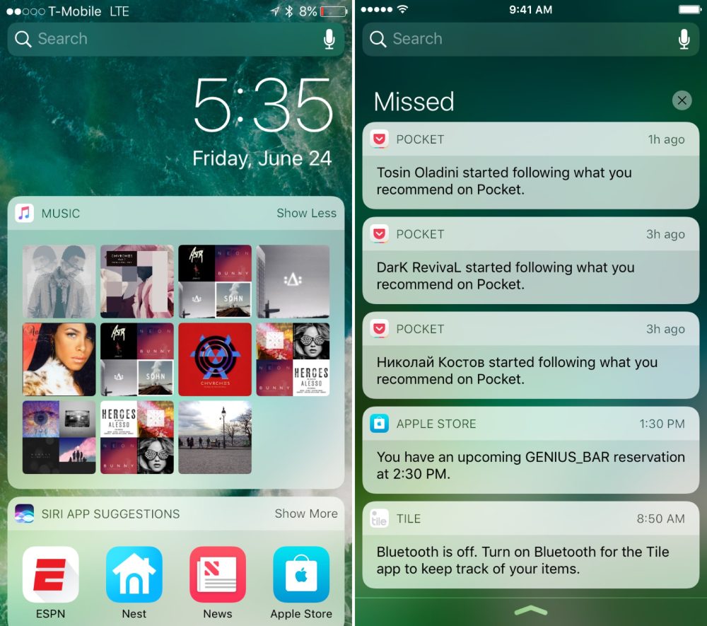 iOS 10: Hands-on with the new Lock screen [Video] - 9to5Mac
