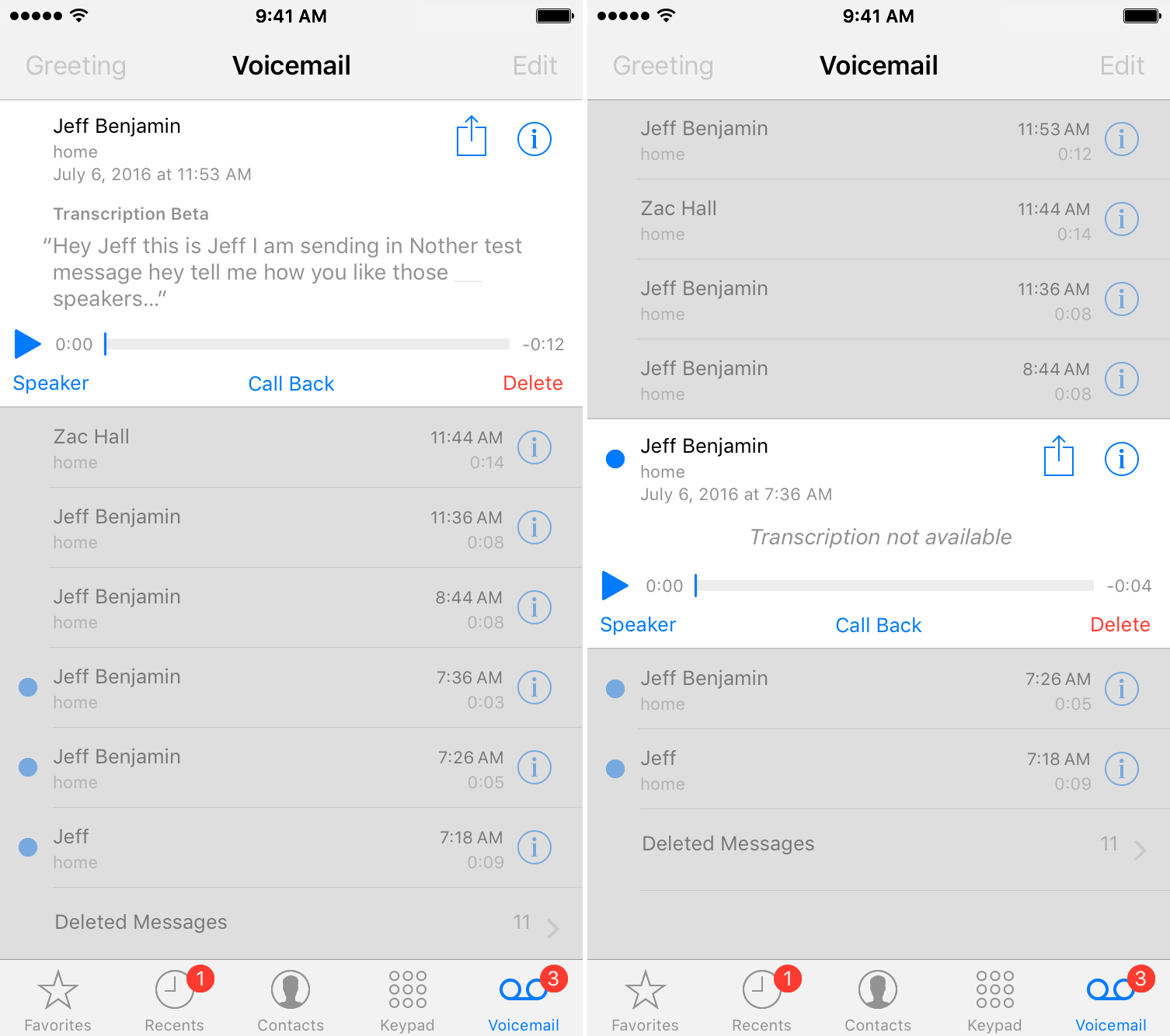 Hands-on with Voicemail Transcription in iOS 10 beta 2 [Video] - 9to5Mac