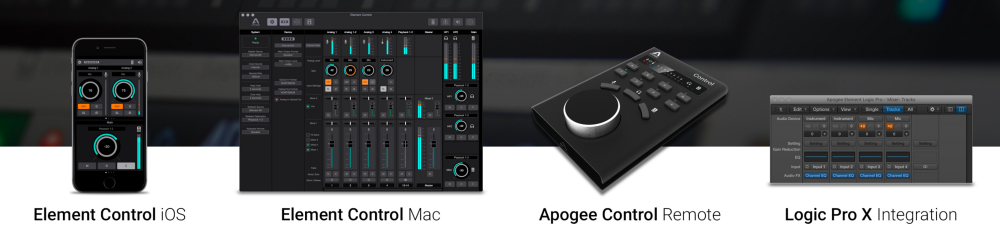 Apogee introduces new Element Series Thunderbolt audio interfaces for ...