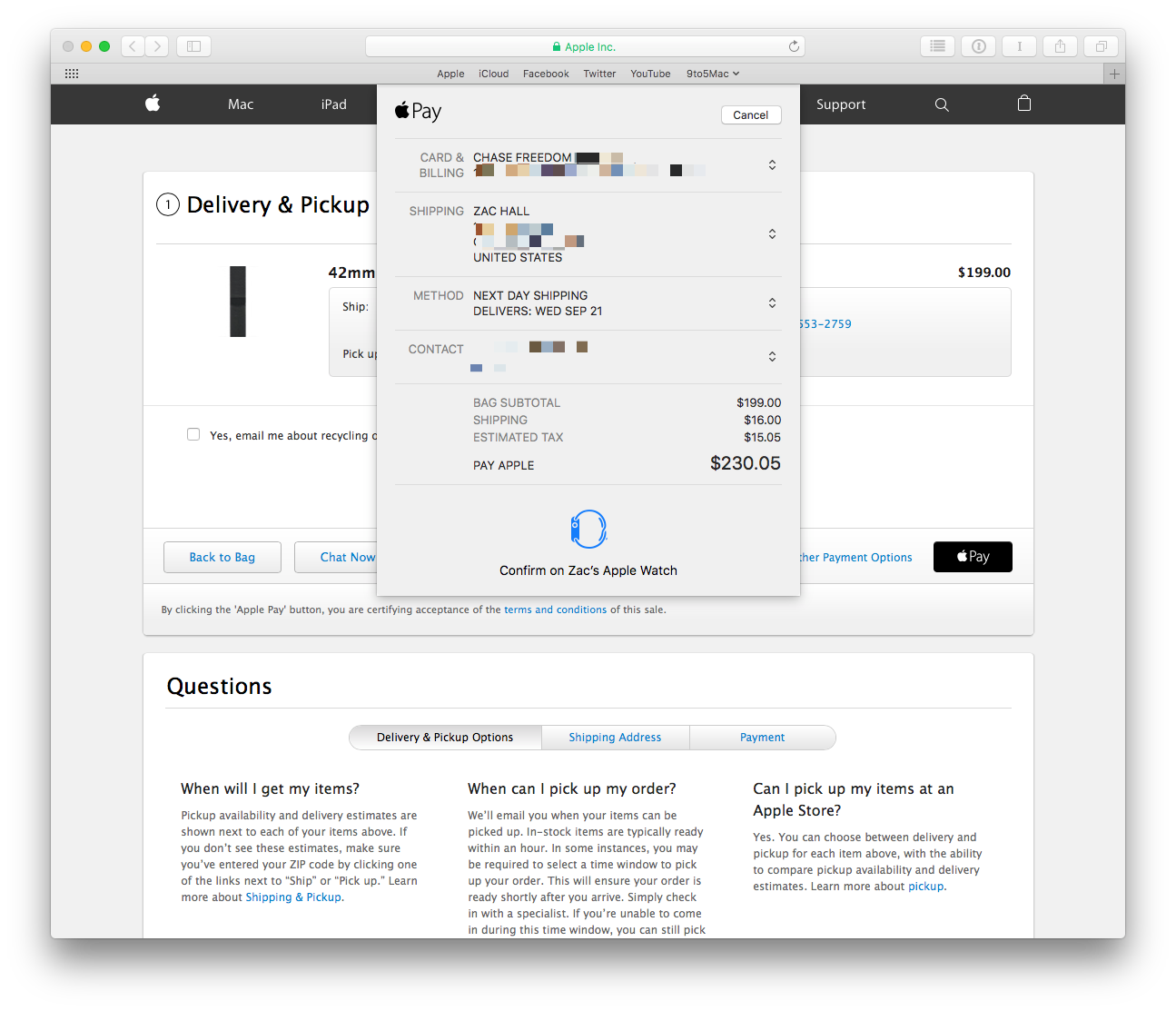How-To: Use Apple Pay on the web with Safari in iOS 10 and macOS Sierra ...