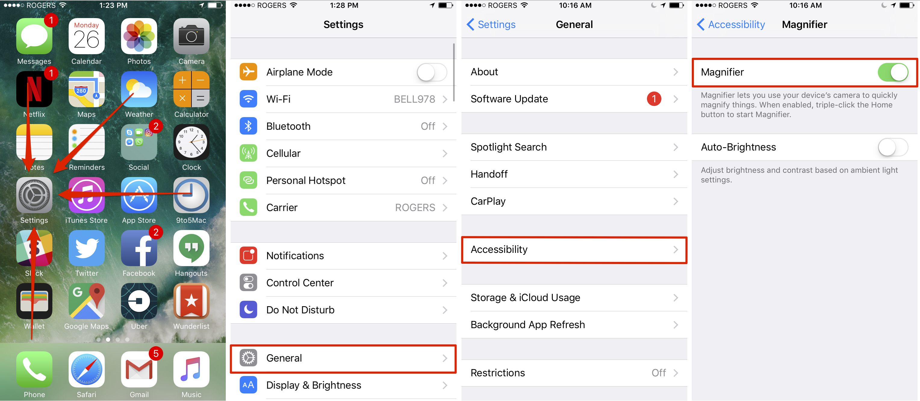 How to use iOS 10’s hidden ‘Magnifier’ magnifying glass feature for iPhone - 9to5Mac