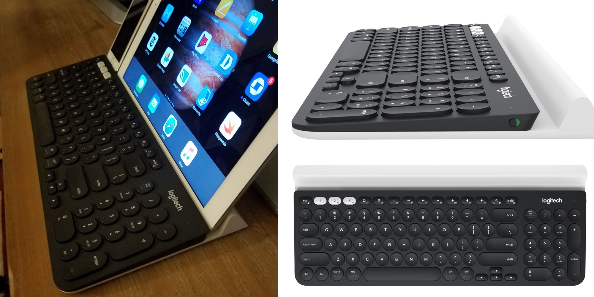 Logitech K780 Multi Device Bluetooth Keyboard integrates your iOS ...