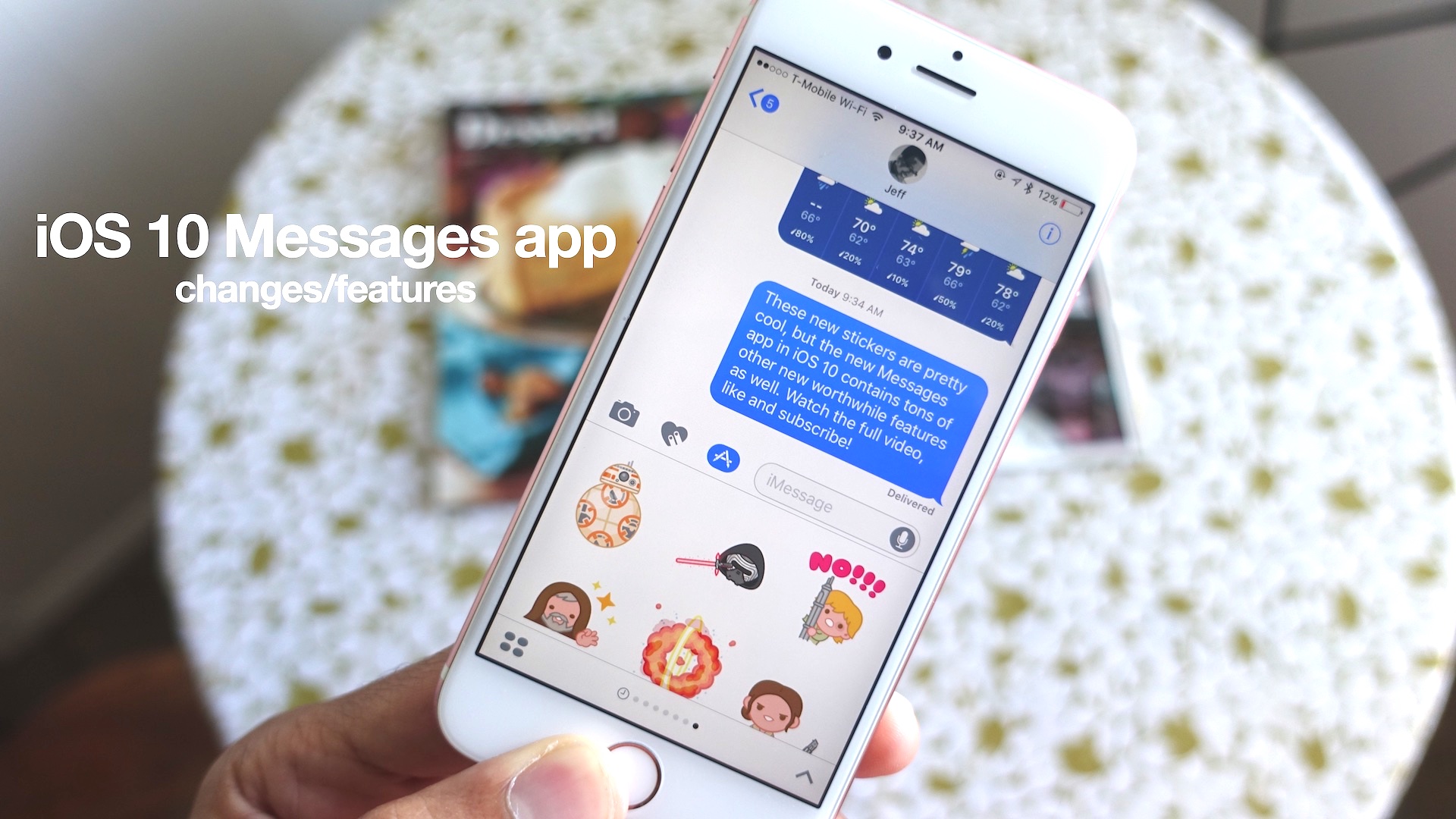 iOS 10: How to use stickers, iMessages apps, Digital Touch, rich links ...