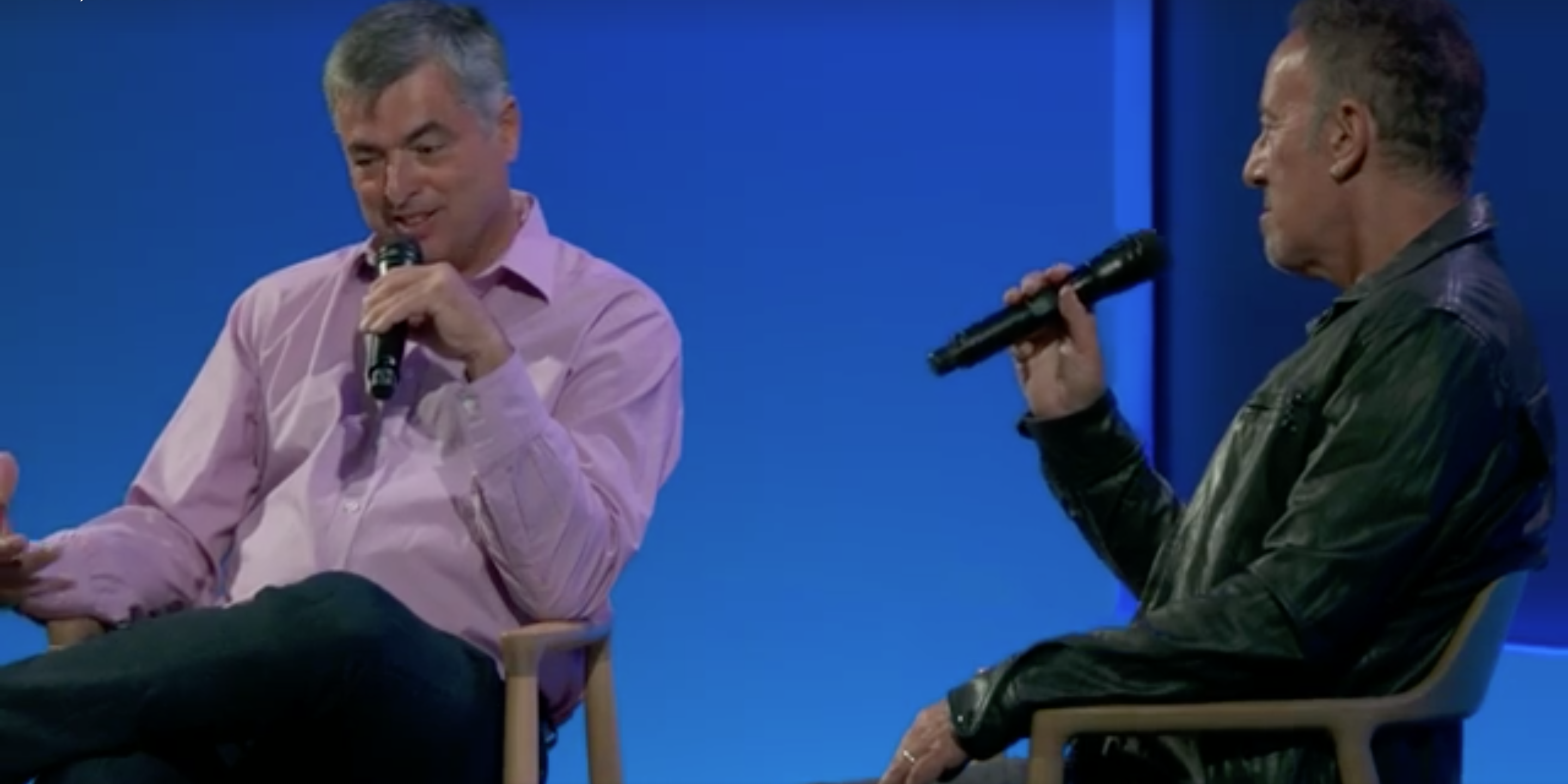 Watch Eddy Cue interview Bruce Springsteen at the SoHo Apple Store ...