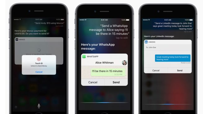 iOS 10 Siri: Use third-party apps to pay friends, send messages and ...