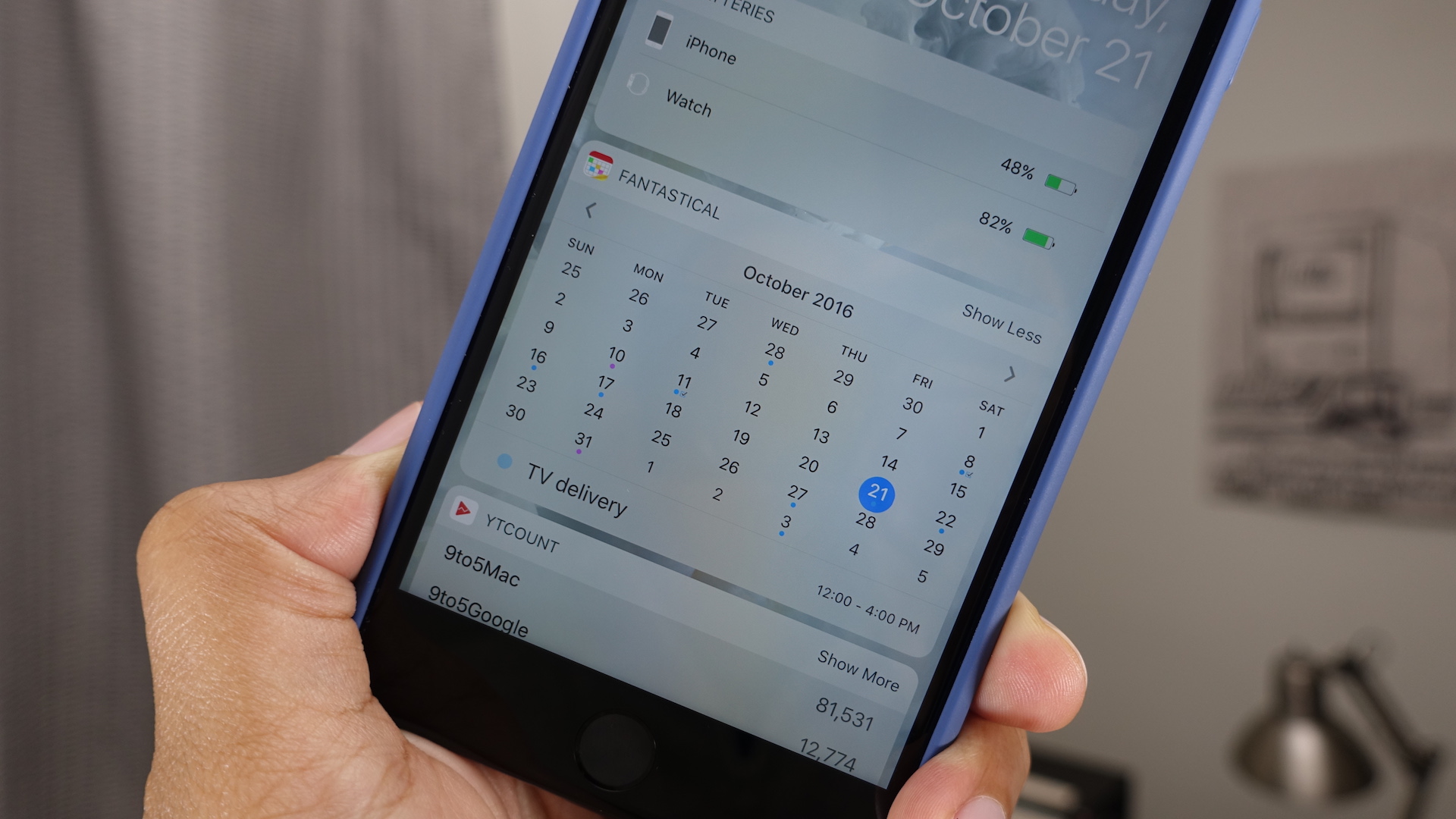Friday 5: Fantastical's awesome calendar widget, an iOS 10-ready ...