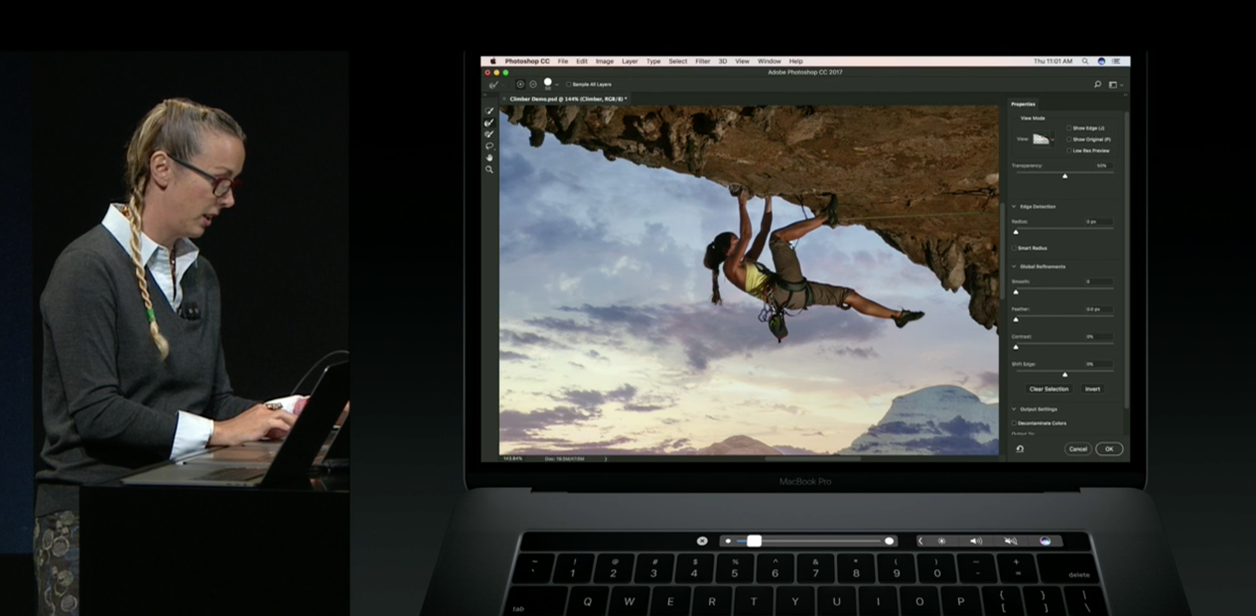Adobe shows off new version of Photoshop with support for MacBook Pro ...