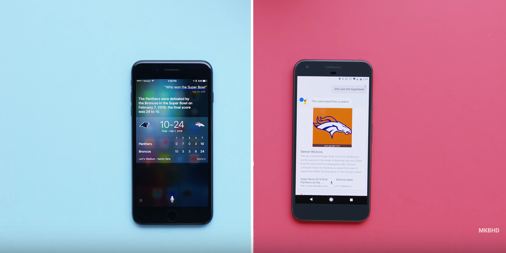 Siri compared to new Google Assistant in extensive video, holds her own ...