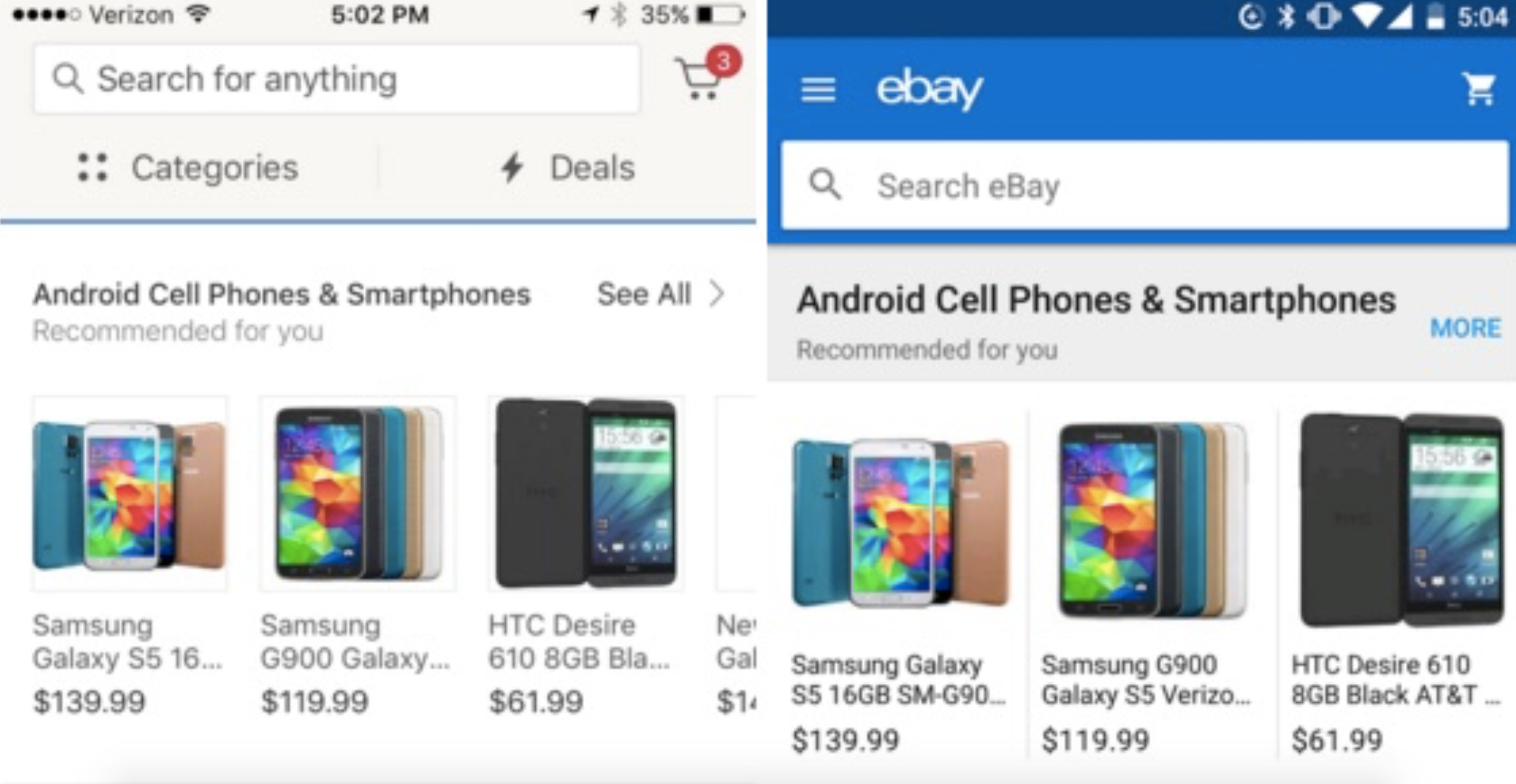 eBay revamps iOS app ahead of holiday shopping with improved browsing ...