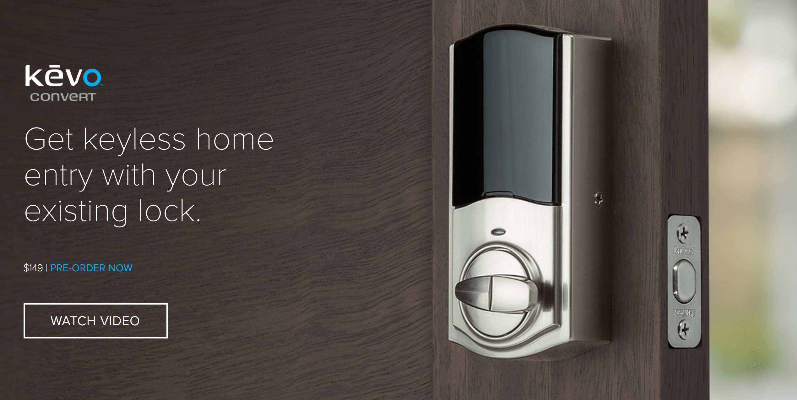 Kwikset's simplistic Kevo Convert smart lock is now available for ...
