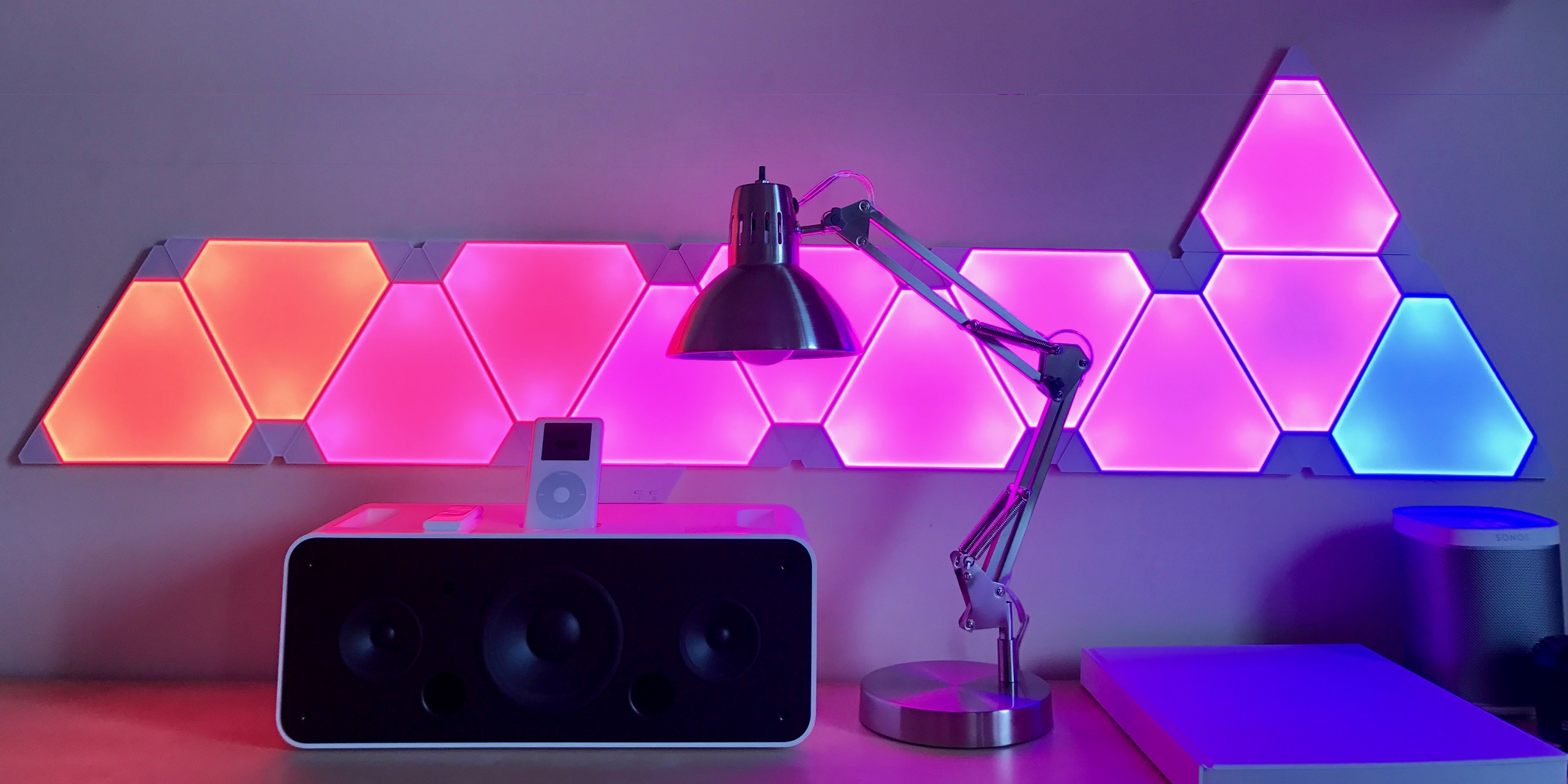 Review: Nanoleaf's Aurora smart lighting panels match modular customization with HomeKit control ...