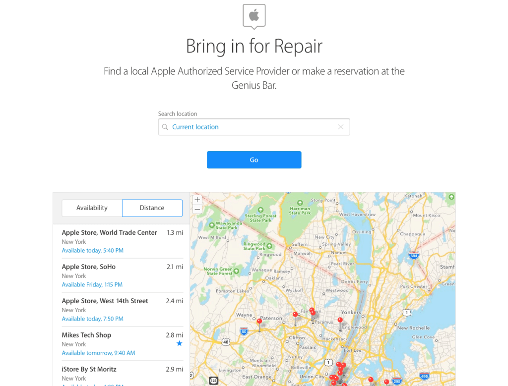 Apple customers can now schedule Authorized Service Provider ...