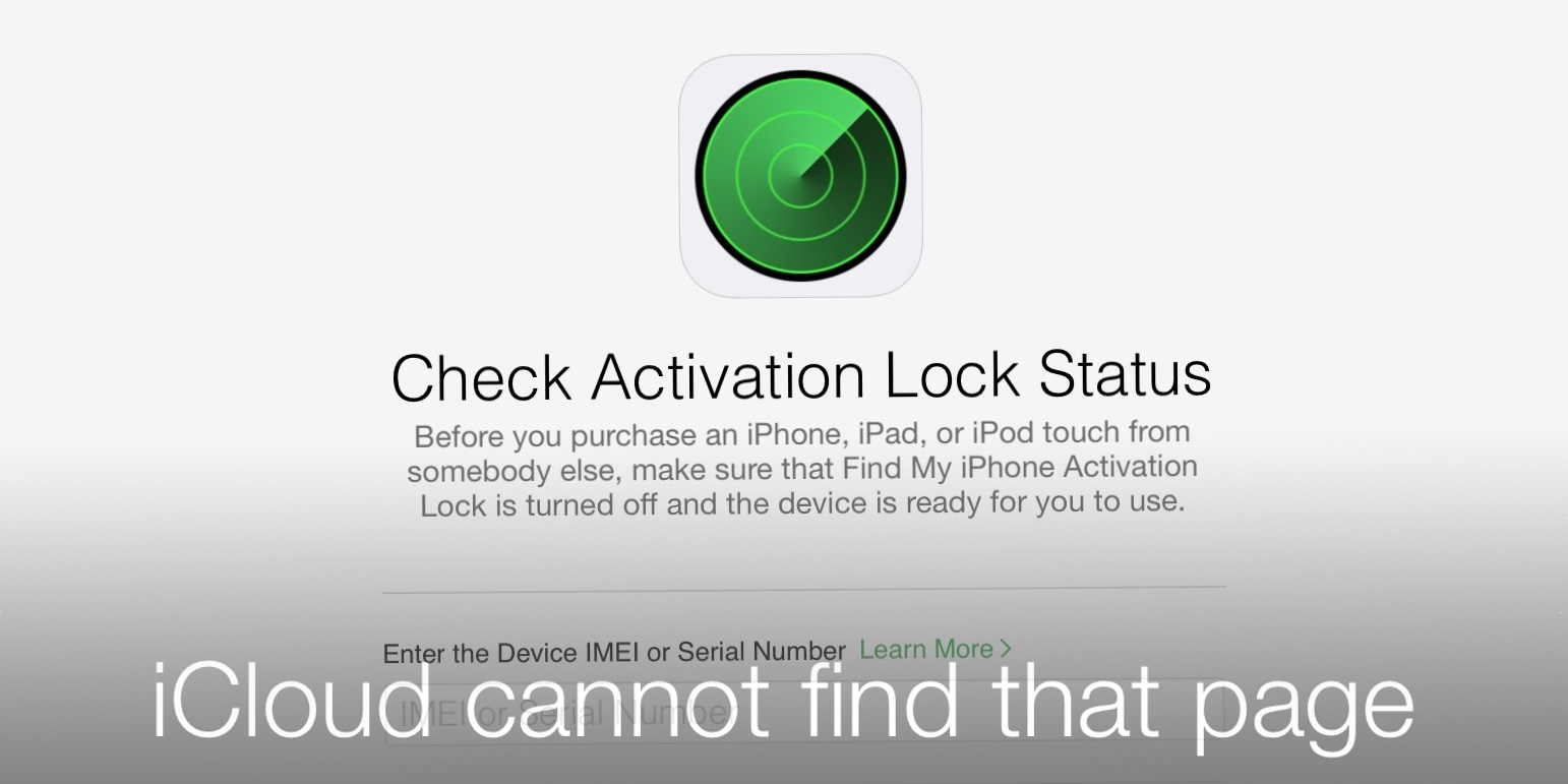 Apple inexplicably removes iCloud Activation Lock status page, which ...