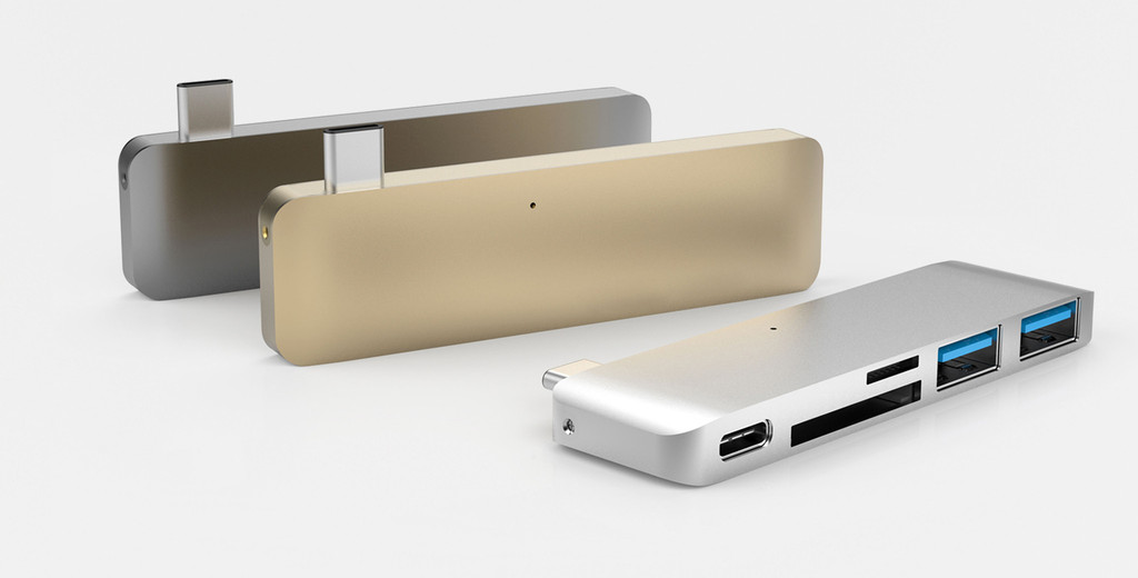 Hyper shows off USB-C hub w/ passthrough charging for 12-inch MacBook ...