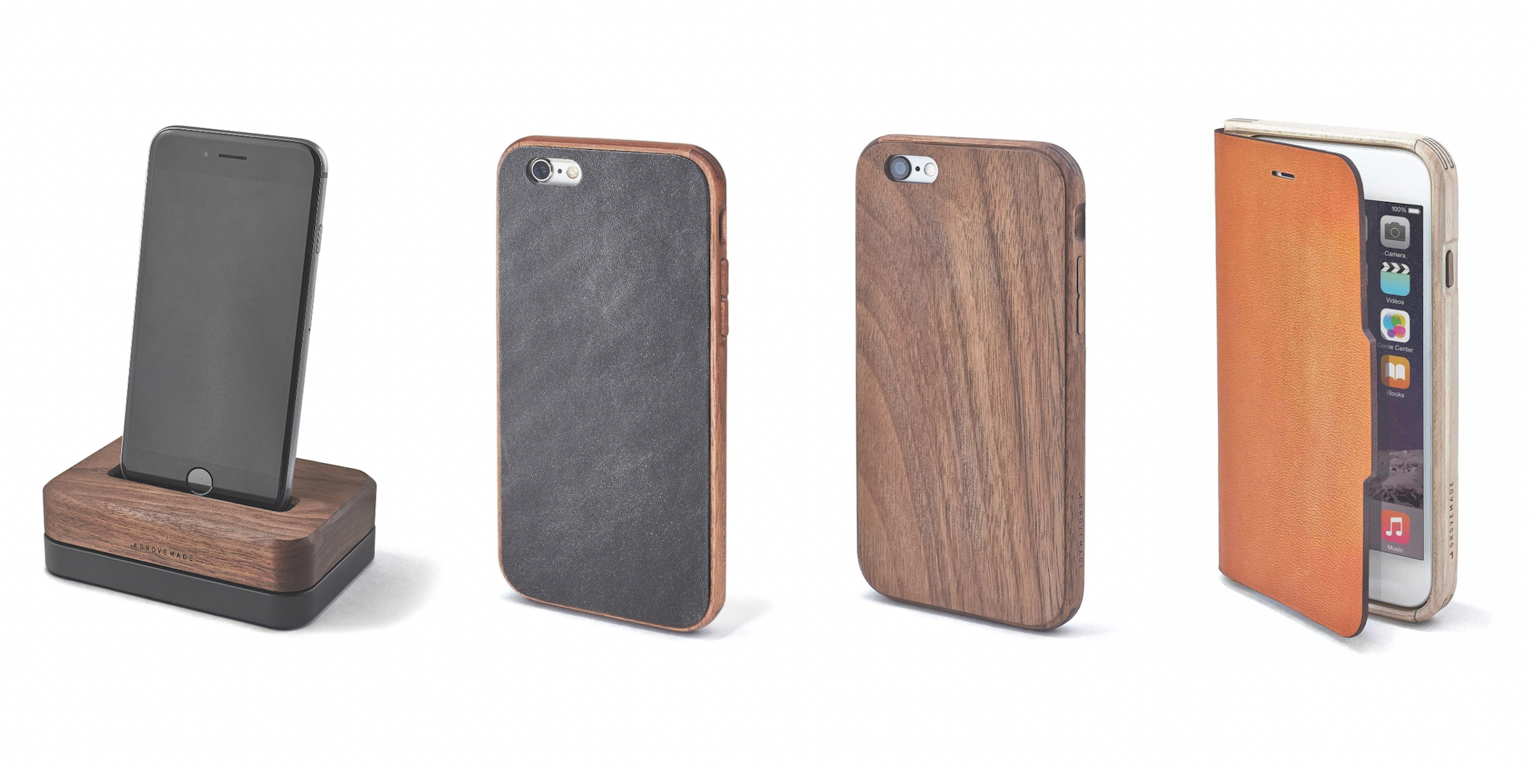 9to5Rewards: Grovemade's solid wood and leather iPhone cases and dock ...