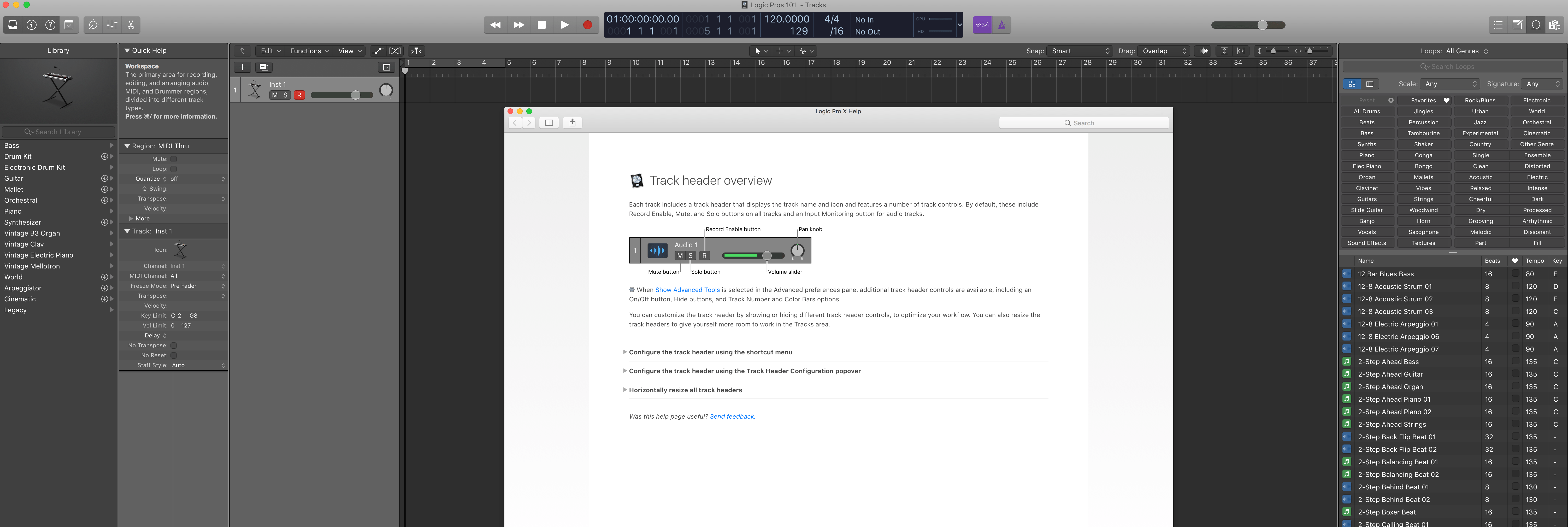 Logic Pros (101): Getting started with Logic Pro X - The interface ...