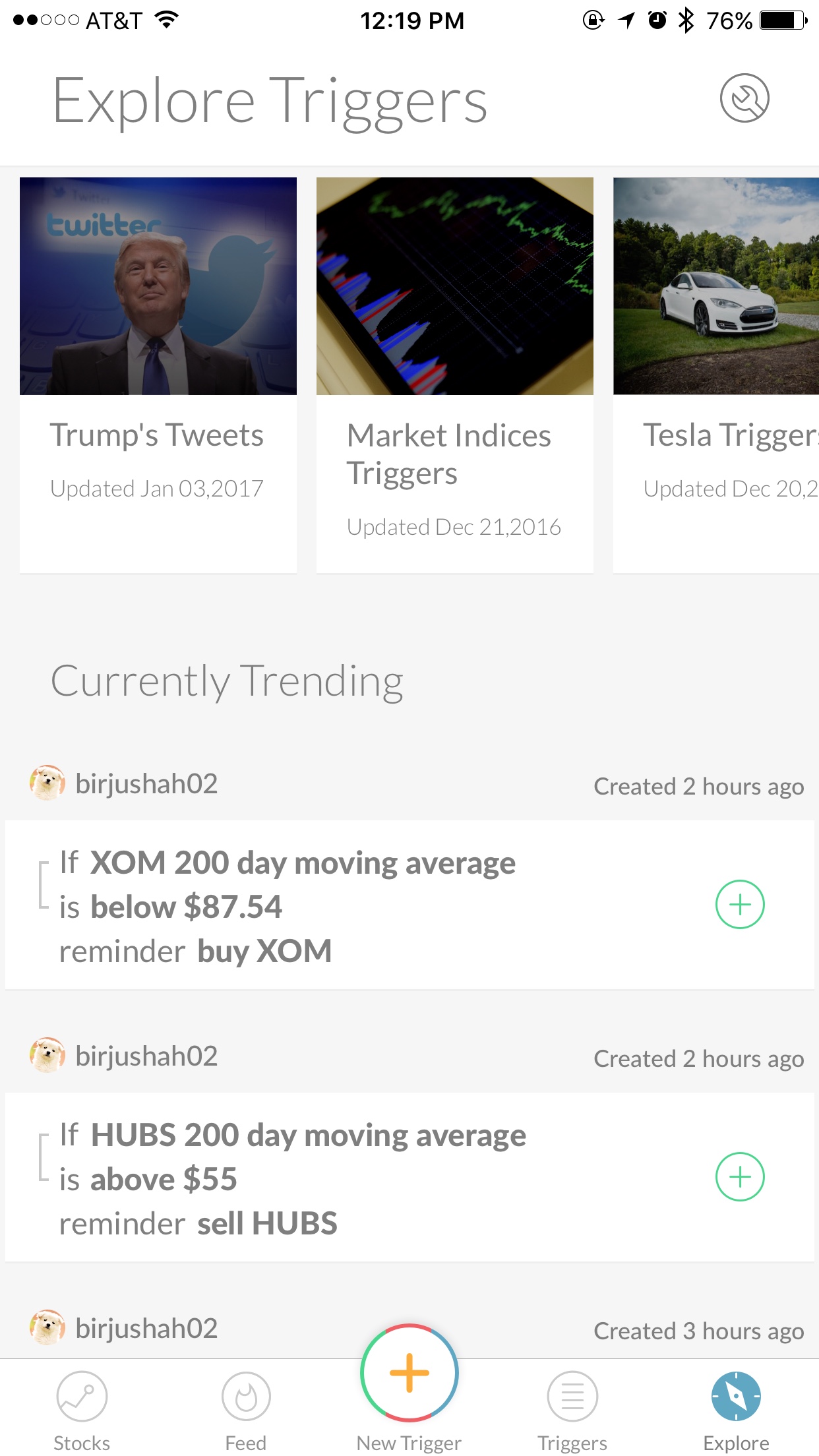 Free app 'Trigger' can notify you when Trump tweets about your stocks ...