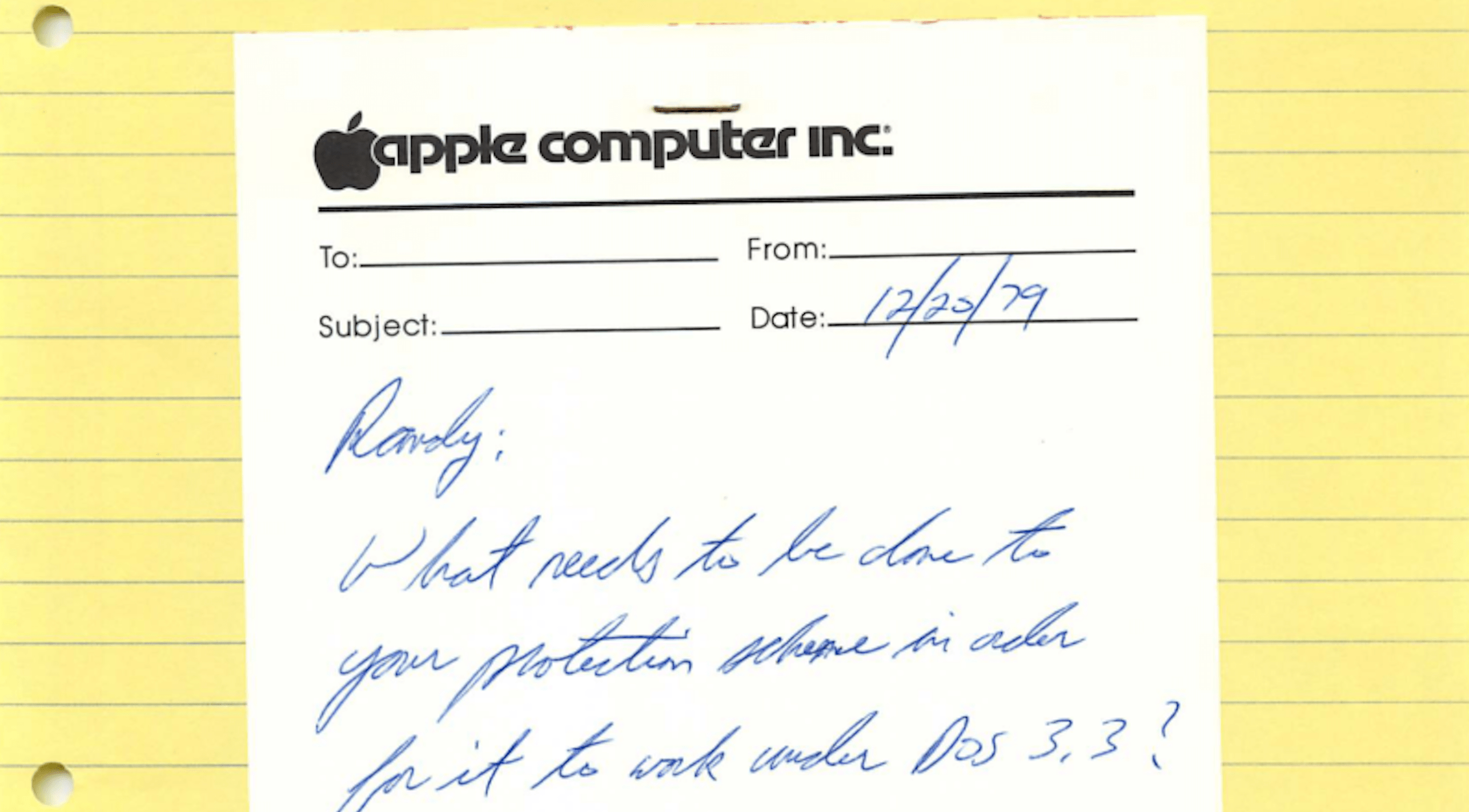 Vintage Apple memos refer to dongles as ‘a case of the cure being worse ...
