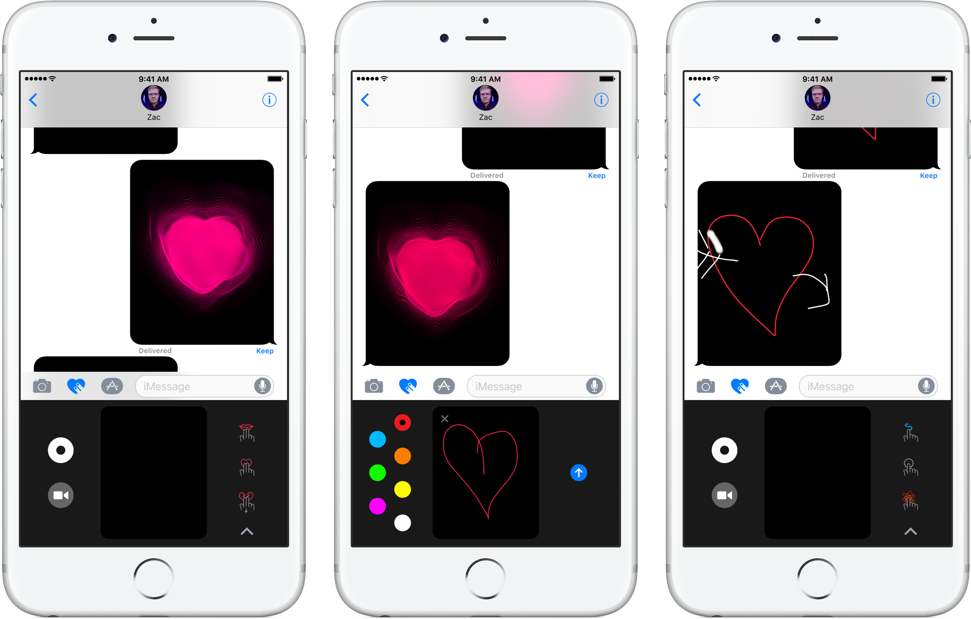 How to send Love screen effect, handwritten notes, and more over ...